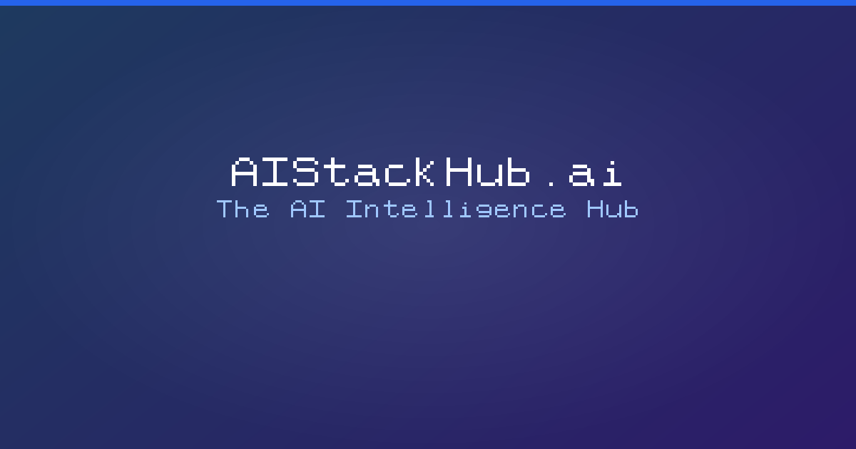 Compare AI Tools & Build Your AI Stack | AIStackHub